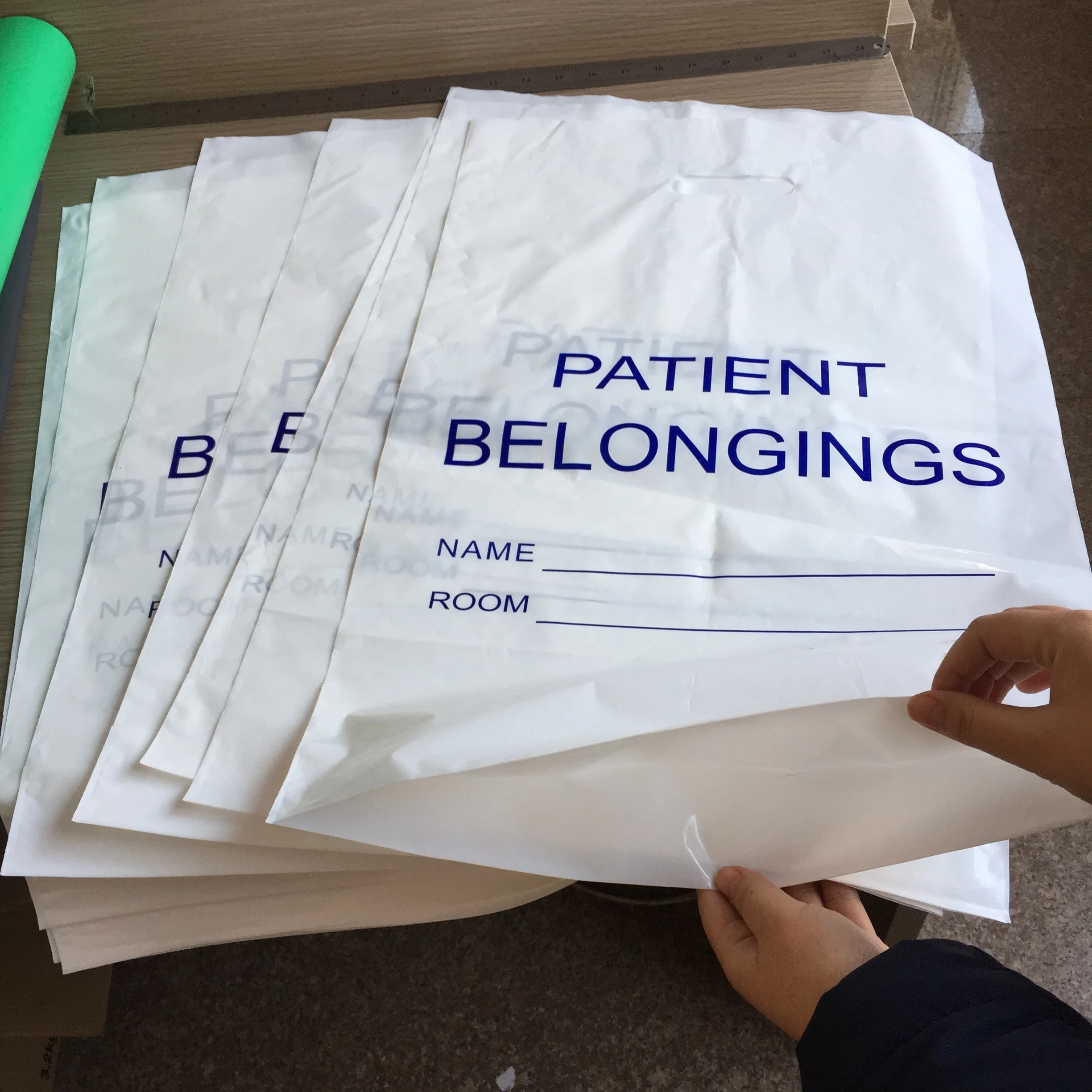 Medical Large Autoclave Plastic Patient Person Belongings Bag For ...