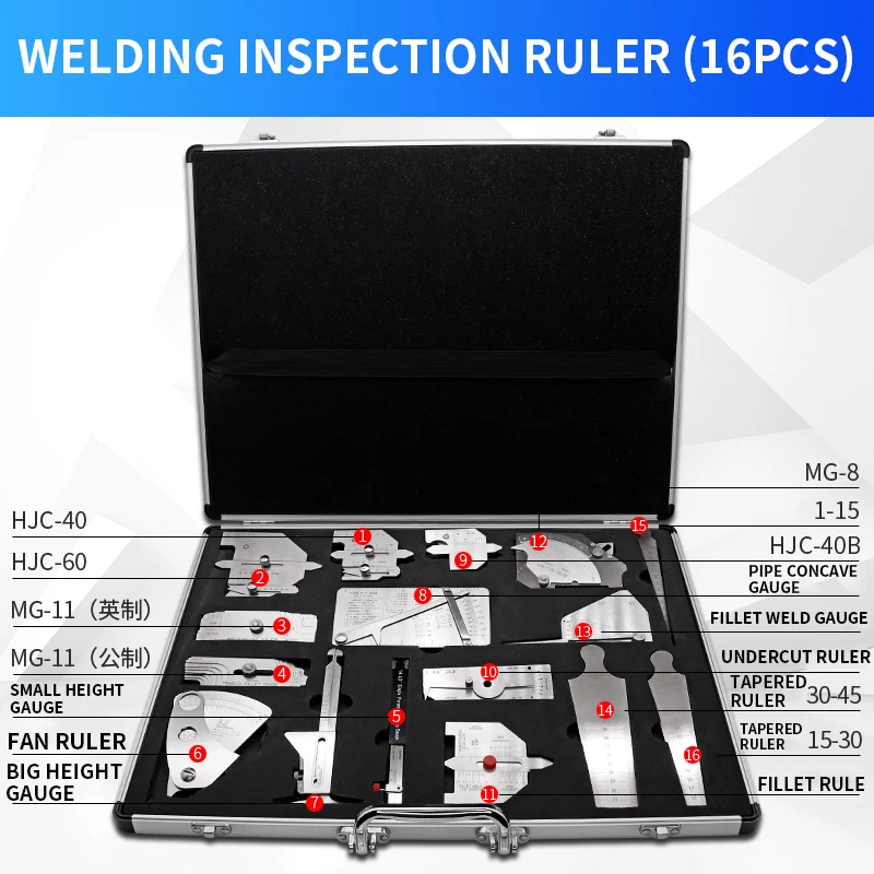 Etopooz Welding Gauge Tool Kit - Precision and Durability