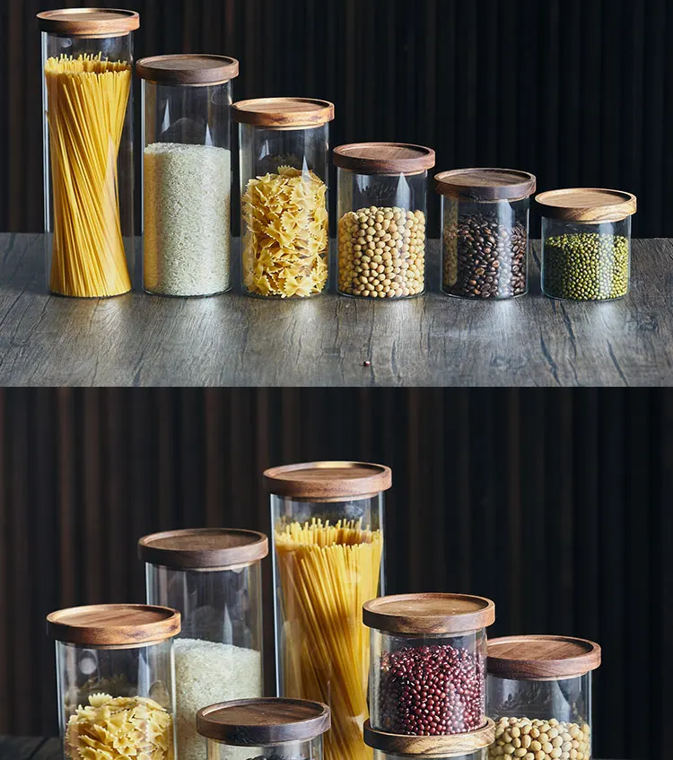 Luxury Large Stackable Kitchen Pantry Spaghetti Pasta Cereals Spice ...