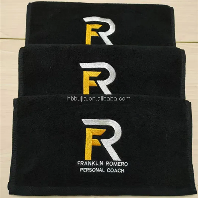 100% Cotton Black Towels - Durable, Soft, and Stylish