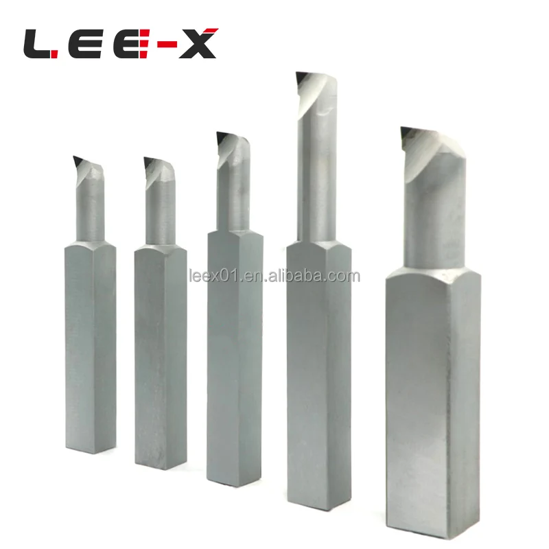 LEE-X PCD diamond tool holder 80 degrees 6 8 10 12 14 16 20mm Cnc Lathe ...