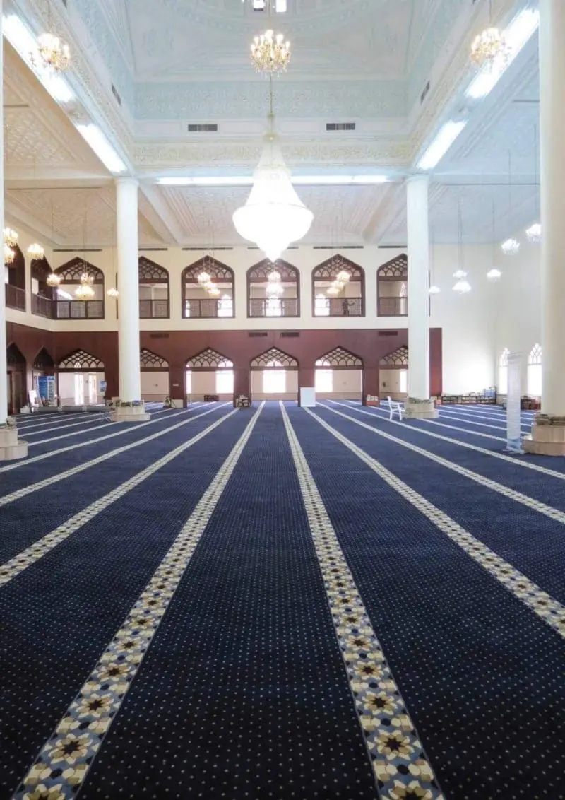 Custom Carpet Wall To Wall Muslim Mosque Carpet Wholesale Blue Green ...