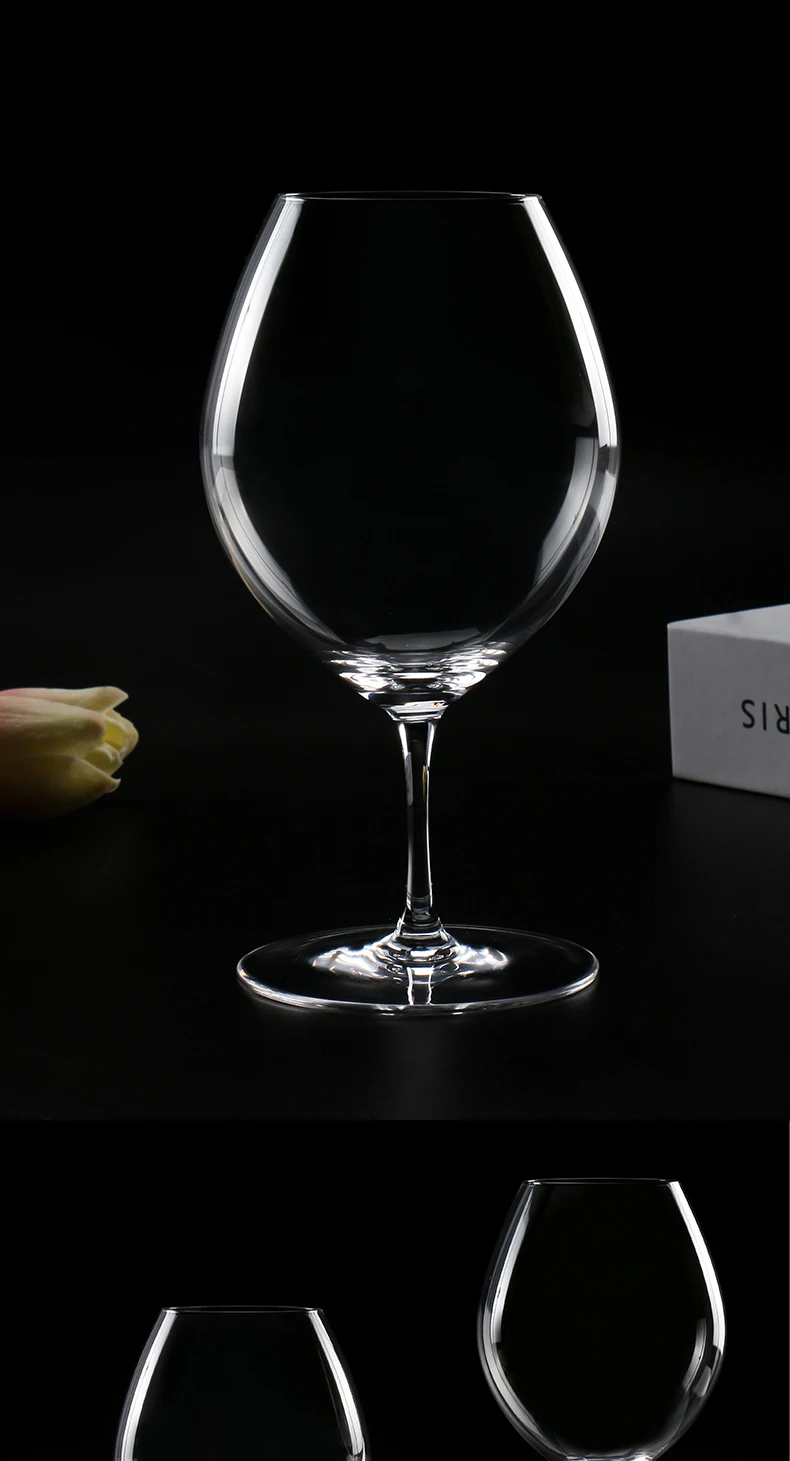 Clear Glassware Red Glass Large Wine Glasses Hand Blown Long Stem Wine ...