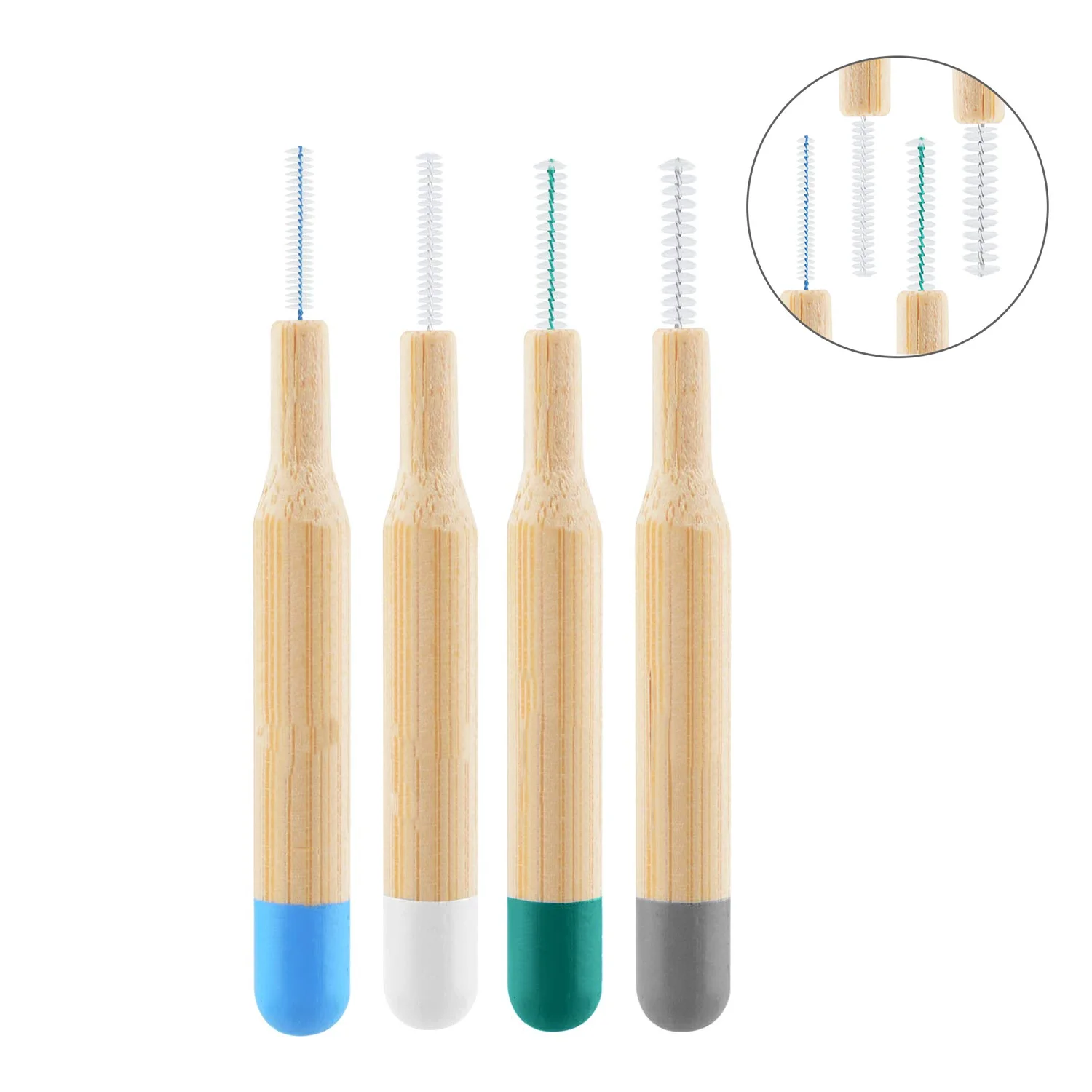 Biodegradable Eco Friendly Interdental Brush With Replaceable Brushes ...
