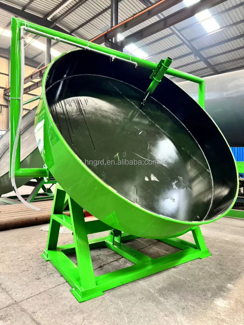 Pan/disc Pelletizer Granulation Machine for Organic Fertilizer