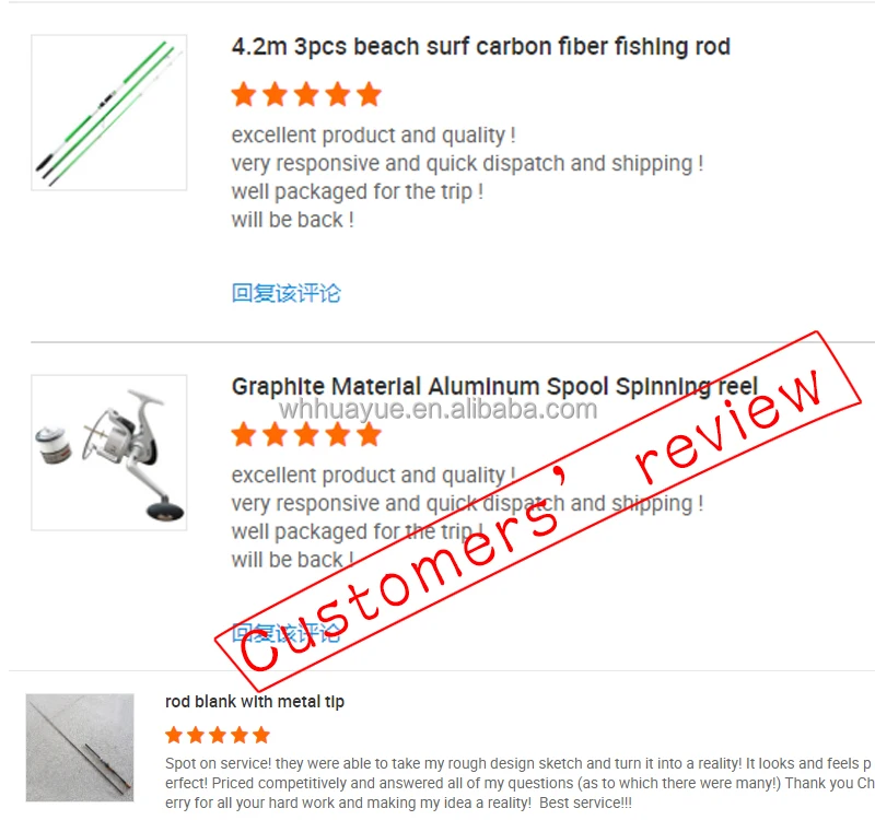 High Modulus Carbon 6'/7'/8' /9' 2pcs Ultralight Fast Action Spinning ...