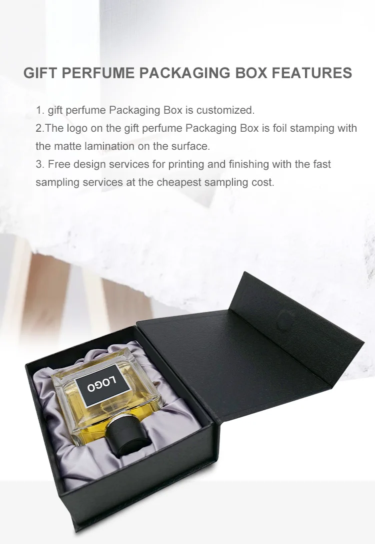 Free Design Custom Printing Rigid Top And Bottom Box Perfume Bottle ...