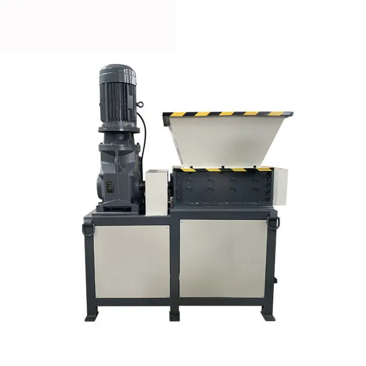 Food/kitchen/organic Waste Twin Shaft Shredder Machine Industrial Paper ...