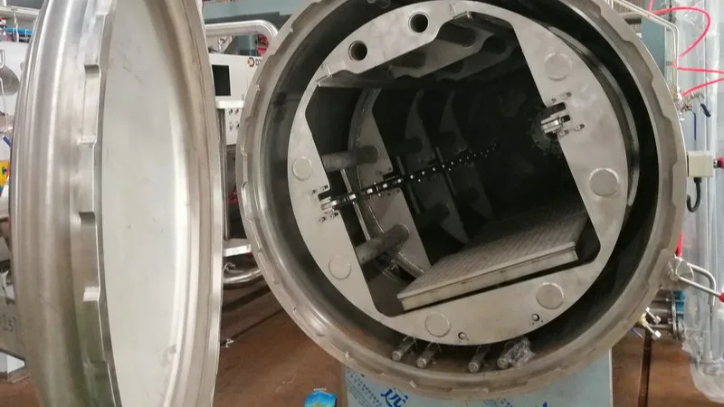 China Horizontal Automatic Continuous Rotary Retort Autoclave For ...