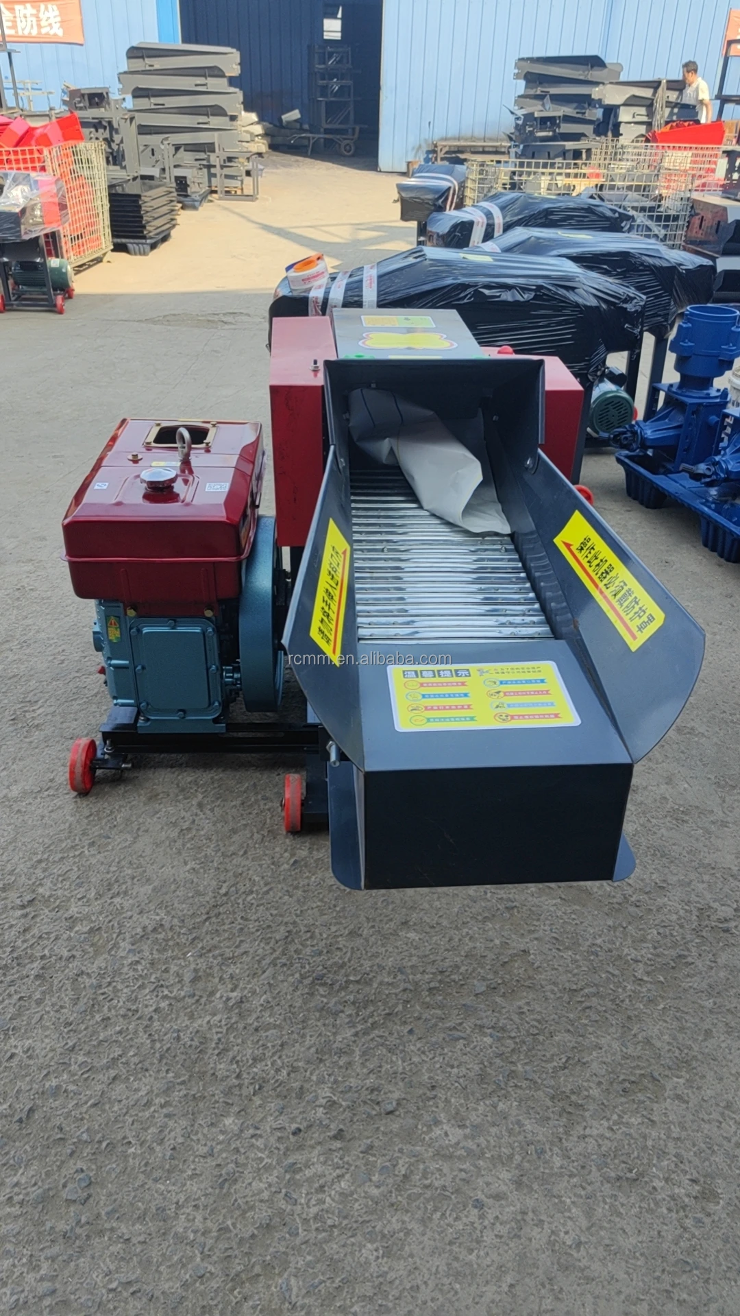 Corn Silage Machine Sheep And Cattle Chaff Cutter Machine Gasoline ...