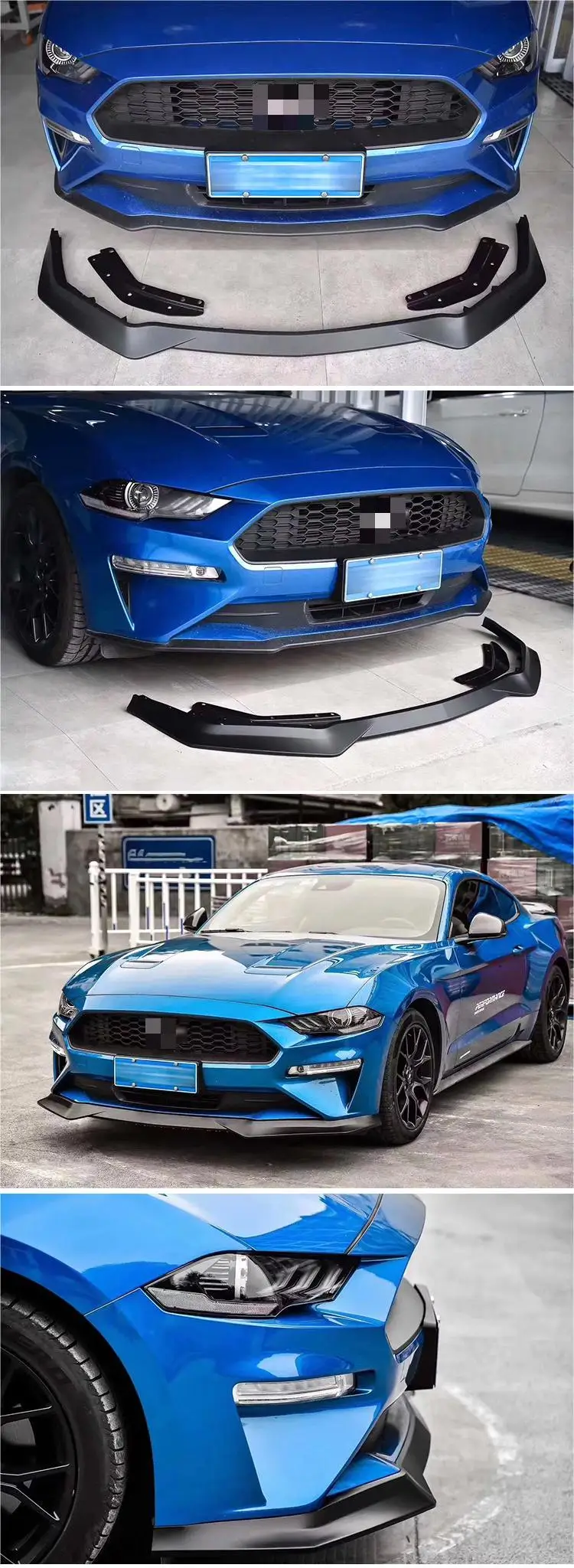 Car Body Kit Modified Car Bumper Front Lip Spoiler Rtr-type For 2018 ...