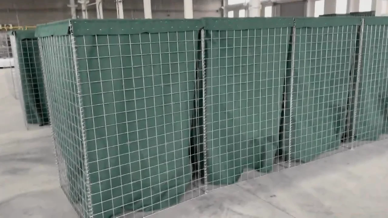 Sand Filled Hesco Bastion Barriers Blast Gabion Walls With Geotextile ...