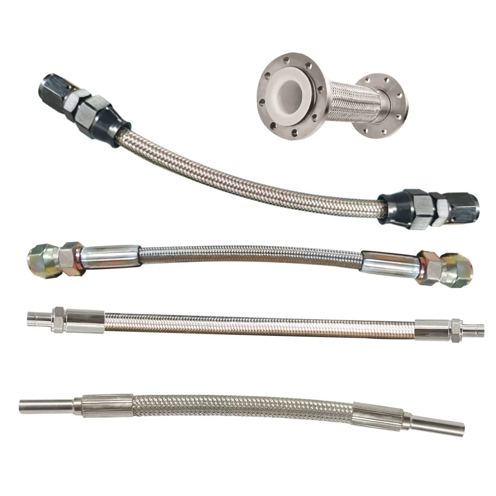 Convoluted PTFE Tubing Braided Hose Bellow Pipe| Alibaba.com