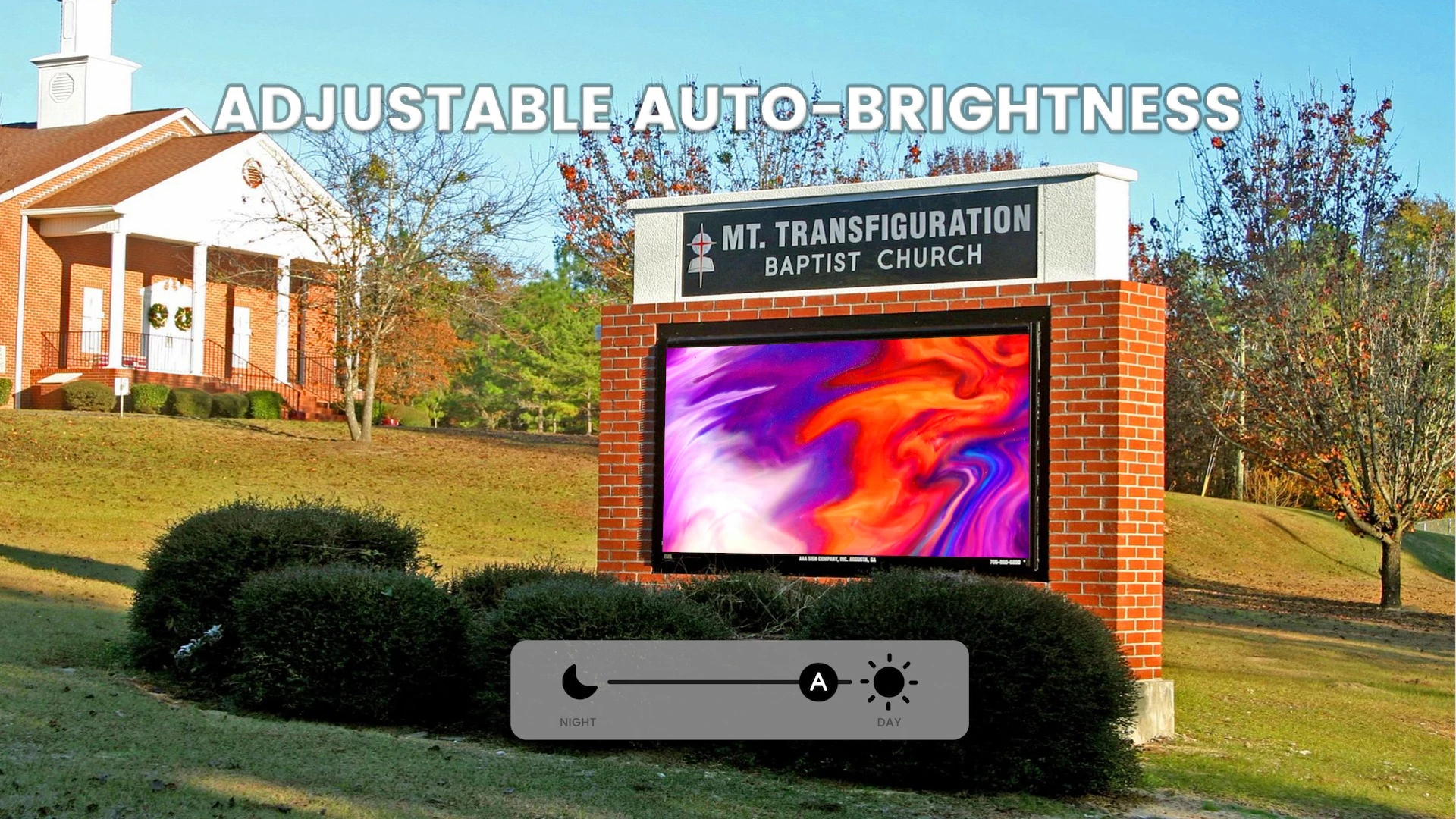 Double Sided LED Sign Board - WIFI Control & Waterproof