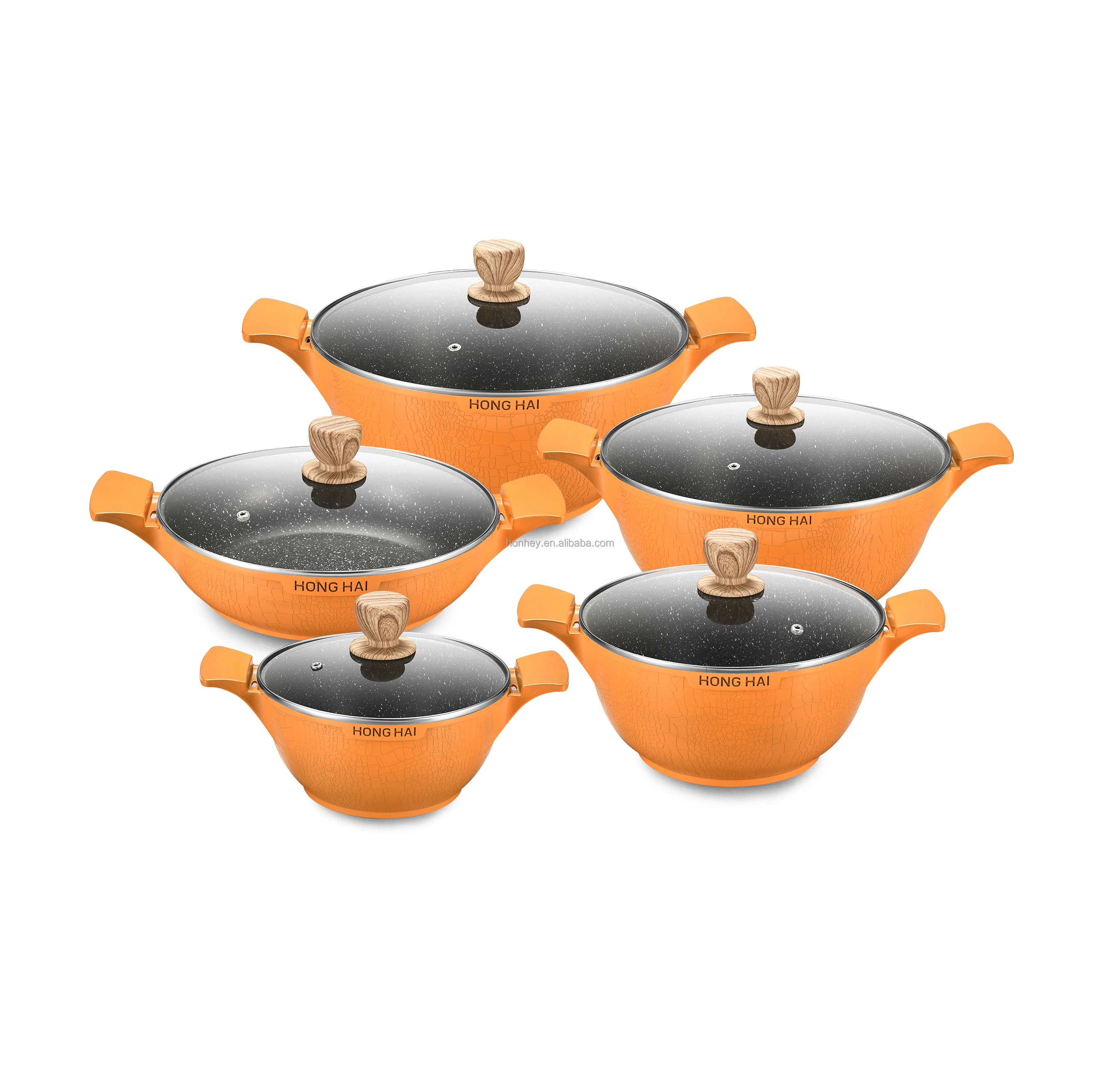 Middle East Design Die Cast Aluminum Cookware 10 Pcs Pot Set| Alibaba.com