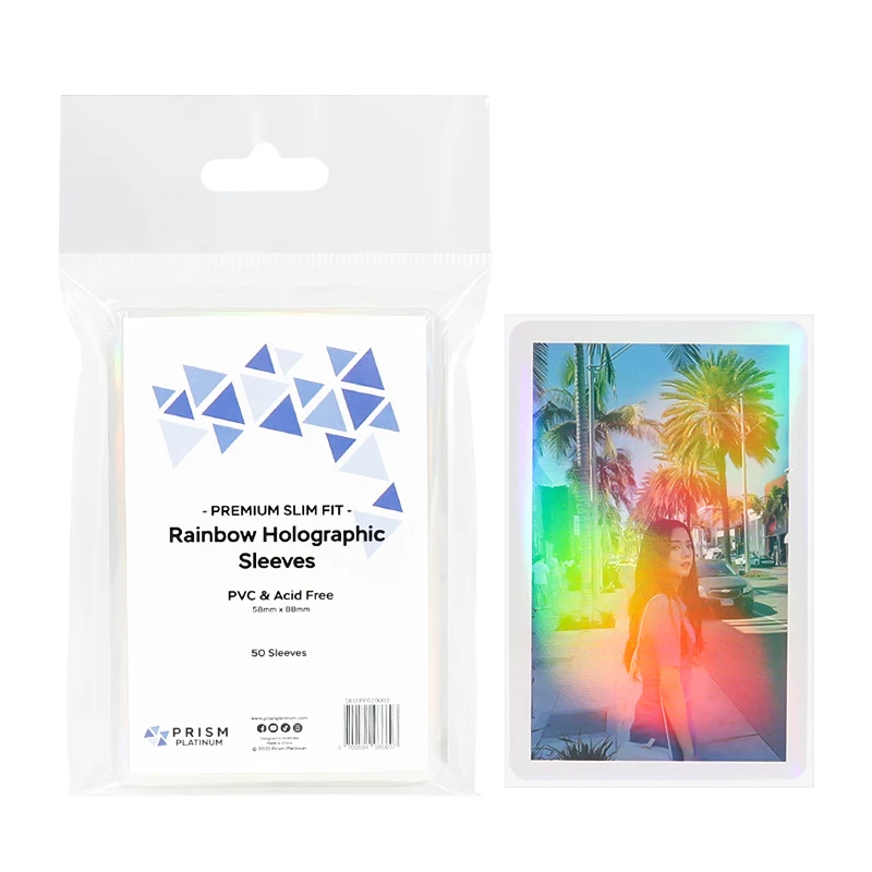 Custom Double Sides Rainbow Premium Thickness 100micro 56x87mm Photo ...