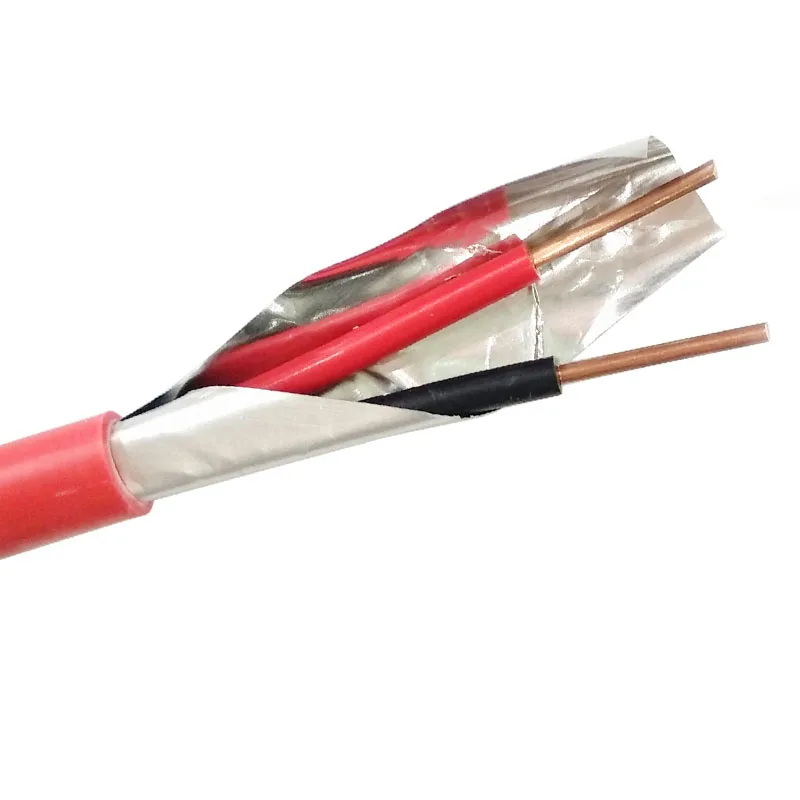 Fire Alarm Cable Fpl Fplr Fplp Fire Rated Cable Solid Red 2 Core 14/16 ...
