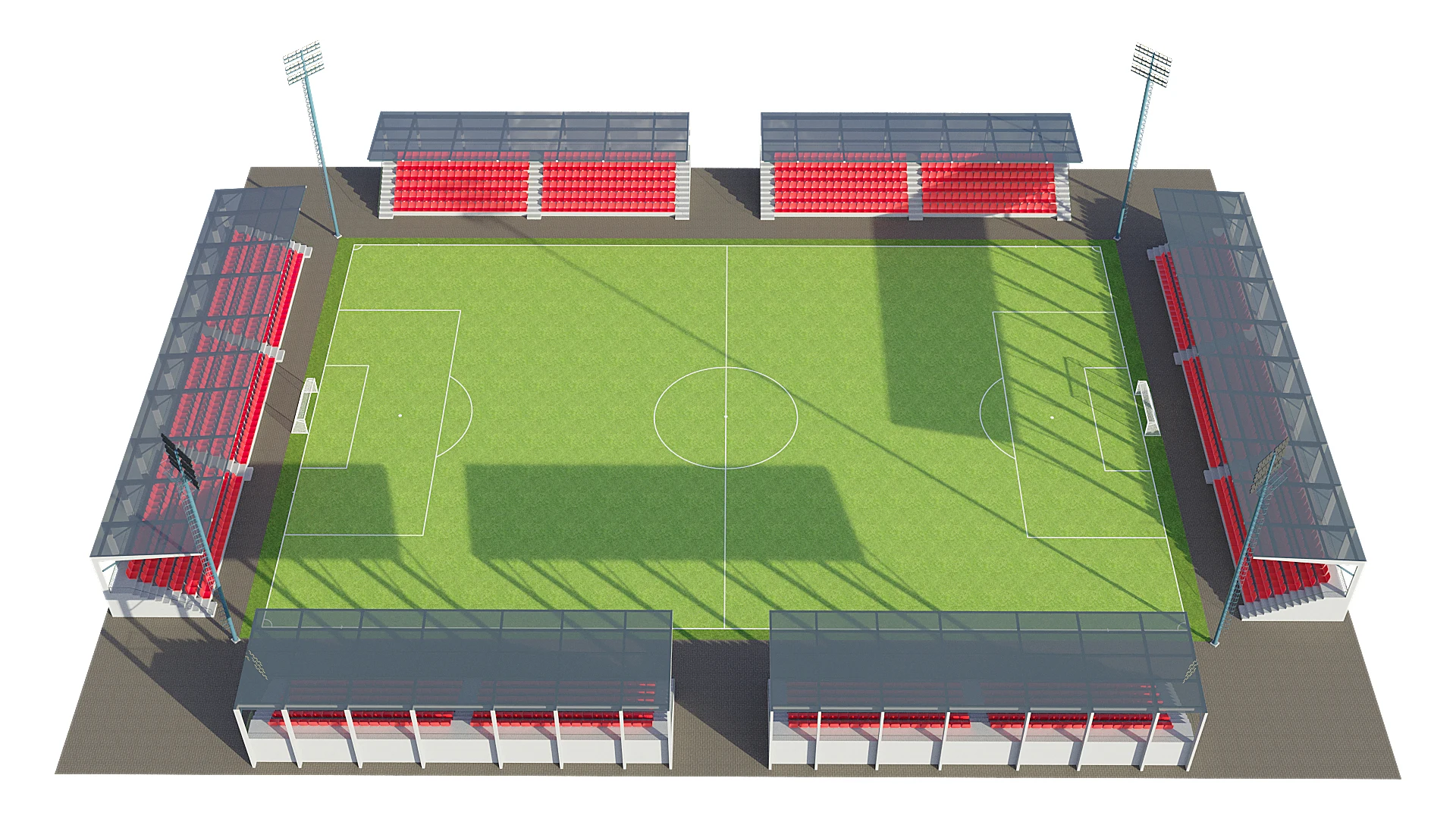 Professional Soccer Pitch Equipment Set for Stadiums - Customizable ...