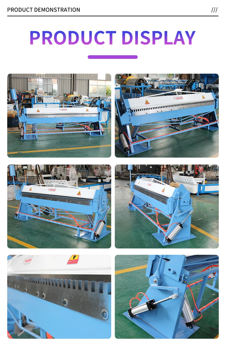 Hvac Air Pipe Metal Sheet Bending Machine Pneumatic Tdf Folder - Buy ...