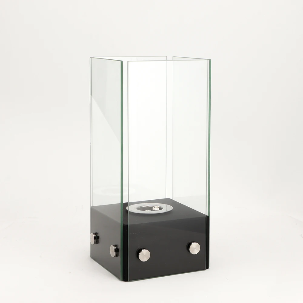 Modern Tabletop Ethanol Fireplace Detachable Glass Indoor Fireplace ...