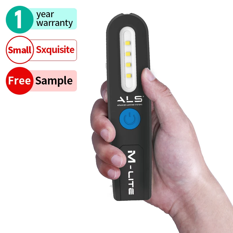 ALS 100lm Ultra slim Rechargeable Portable Magnetic Inspection LED ...