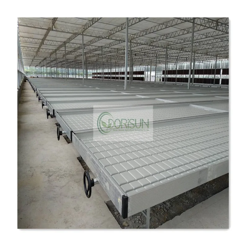 Plastic Rolling Flood And Drain Grow Tables Ebb And Flow System ...