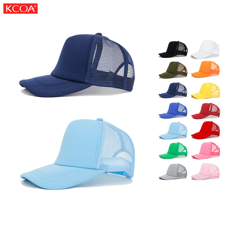 Custom Mens Mesh Trucker Hats With Custom Logo Unisex Blank Fitted ...