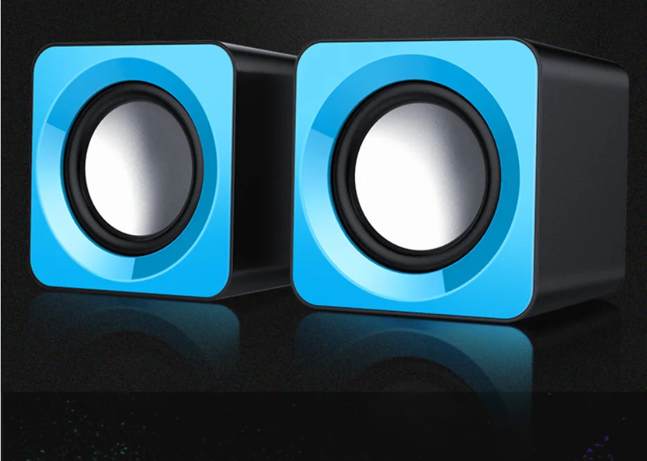 Mini Cute Cube Square Computer Speakers For Desktop Pc,Laptop,Mac,Usb ...