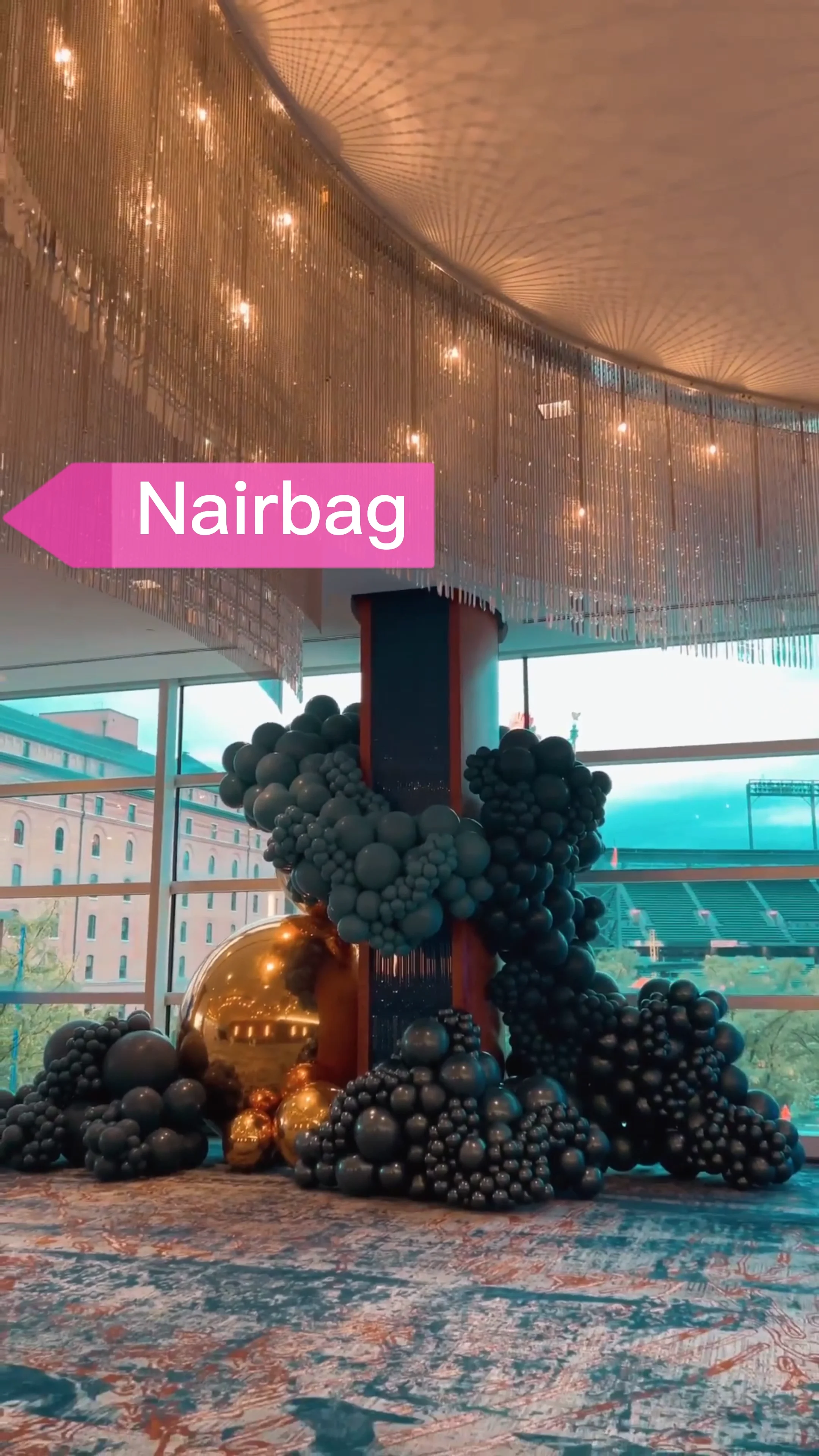 Mirror Balloon Inflatable Disco Ball Gold Pvc Giant Reflective ...