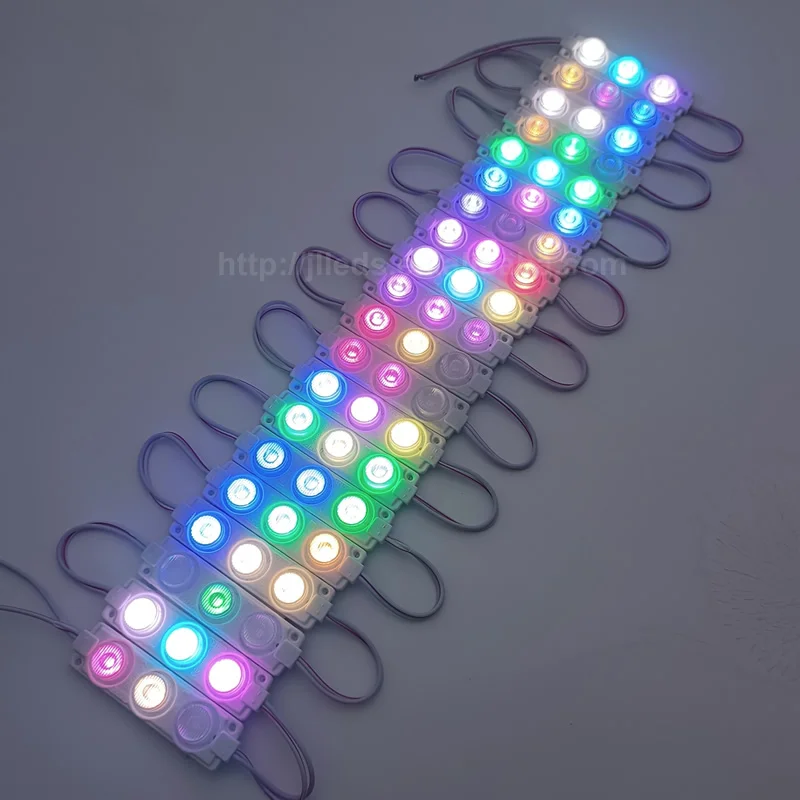 12V 24V 3 Leds Sidelight Led Strobe Light Flasher Module Car Warning ...