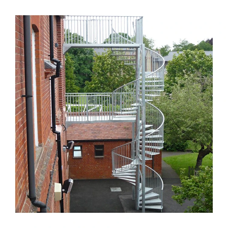 Metal Helical Stair Steel Stair Stringer Gray Iron Cast Iron Spiral ...