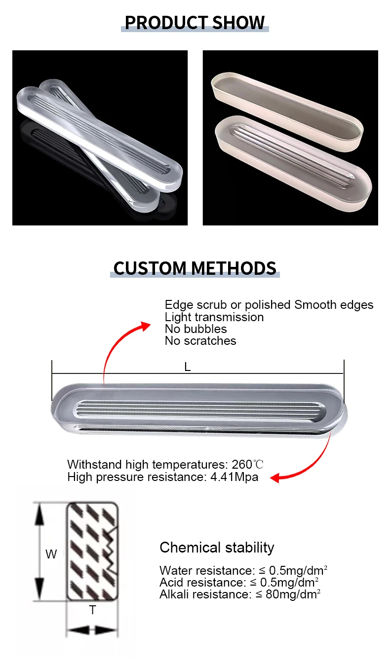 7mm 8mm 9mm Glass Level Gauge High Pressure Sight Glass Level Gauge ...