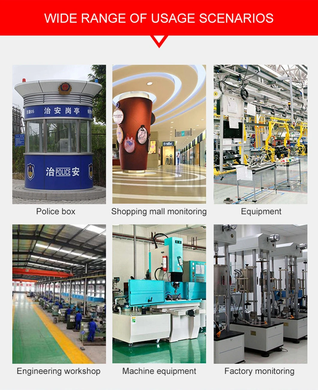 Industrial Beacon Warning Lights Ac110v-380v Led Strobe Light Flashing ...