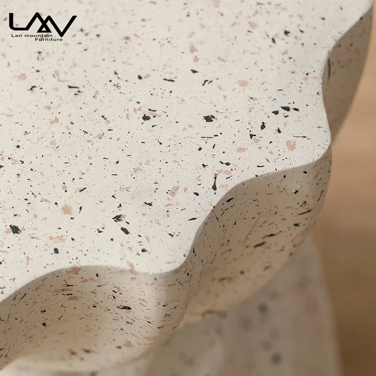 Modern Creative White Corner Table for Living Room & Bedroom