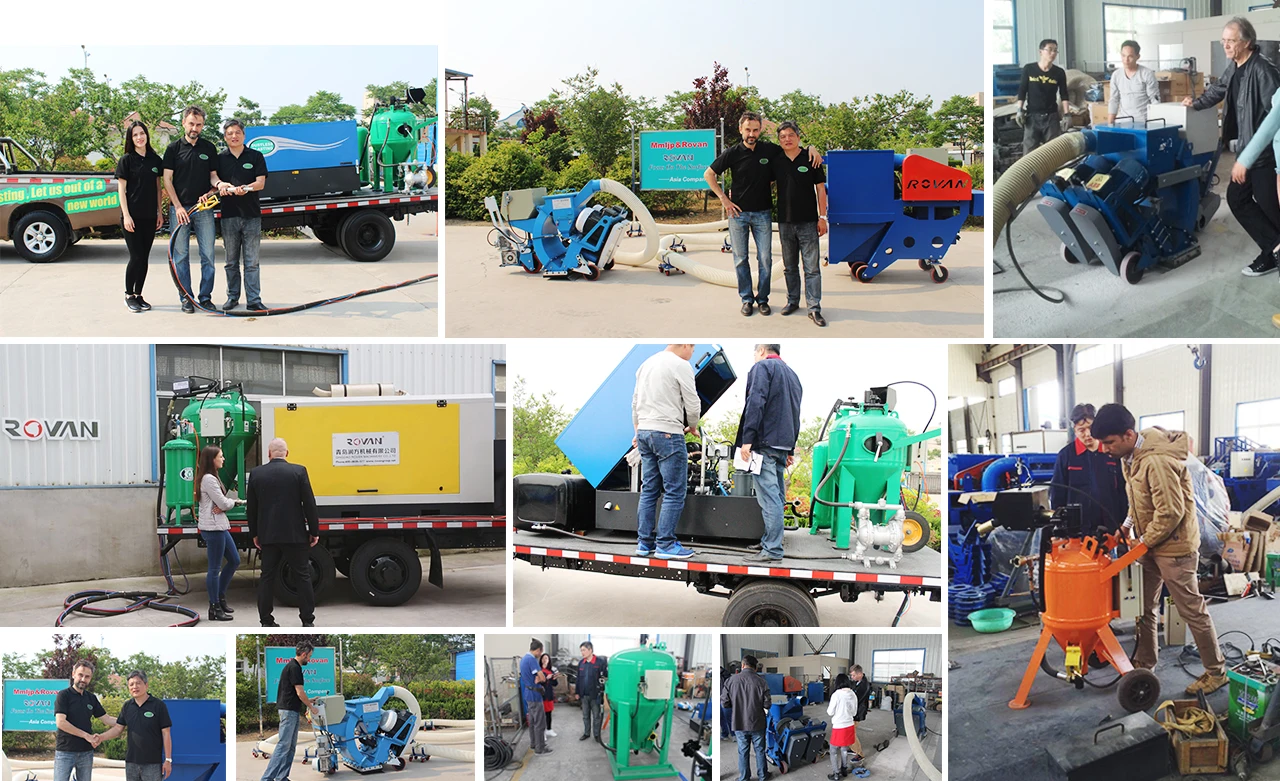 DB500/DB800 Mobile Sand Blasting System - Efficient & Durable