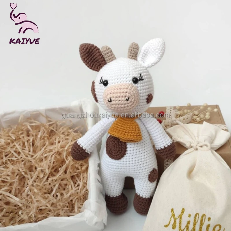 100% Cotton Unisex Amigurumi Pattern Soft Knitting Toy Set Pp Cotton ...