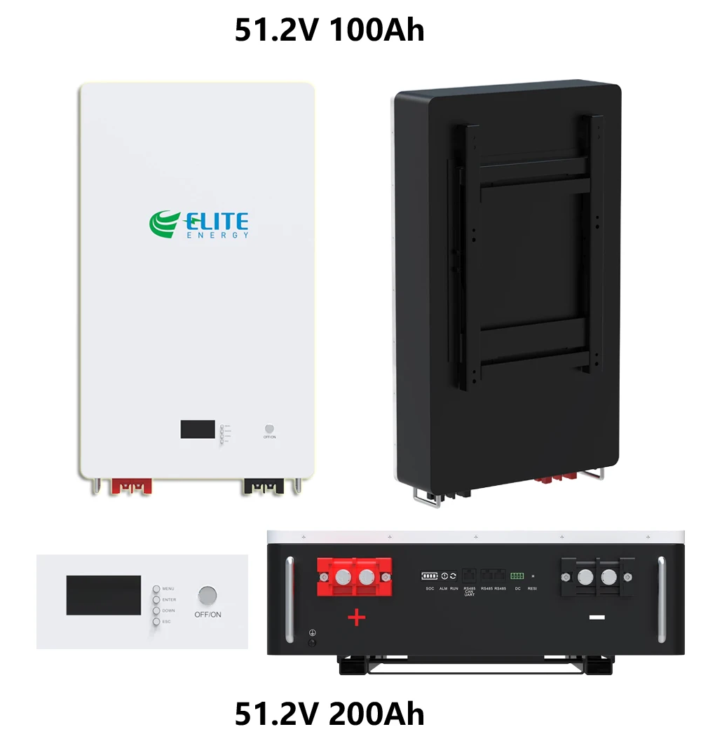 ELITE Lifepo4 Lithium Ion Battery 51.2V 100Ah 5kWh 10kWh 15kWh Home ...