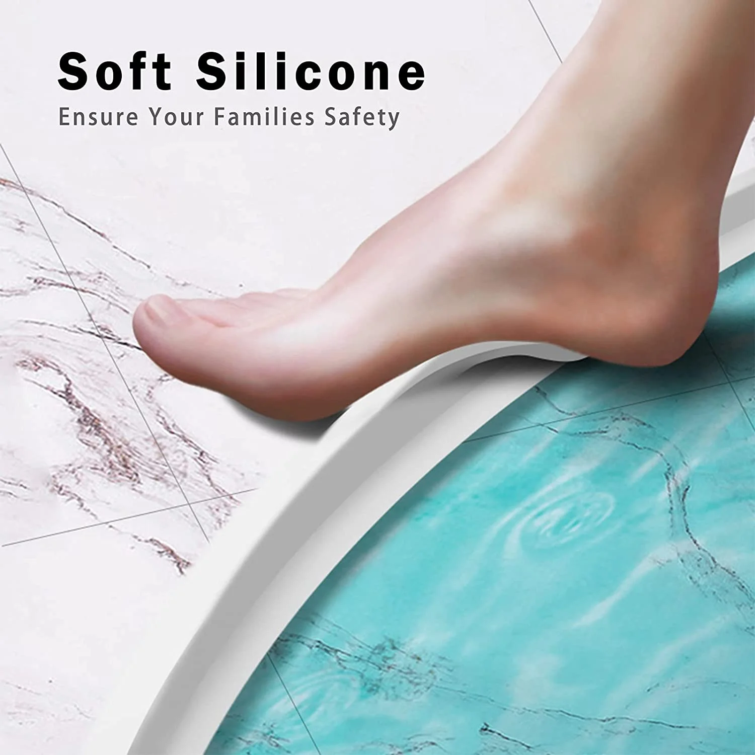 Silicone Shower Water Barrier Threshold Water Dam Retention System ...