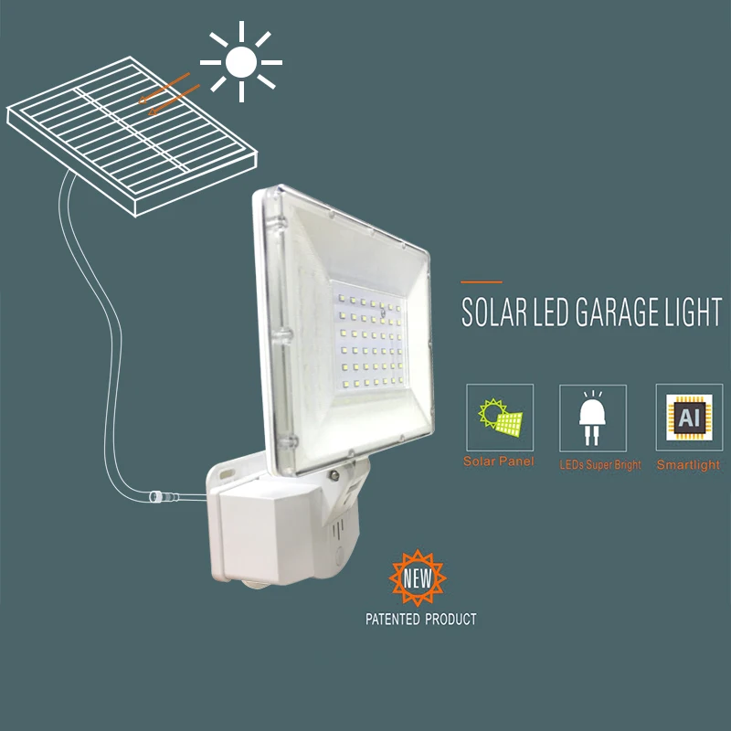 Popular Solar Led Flood Light Pir Sensor Free Installation Removal ...