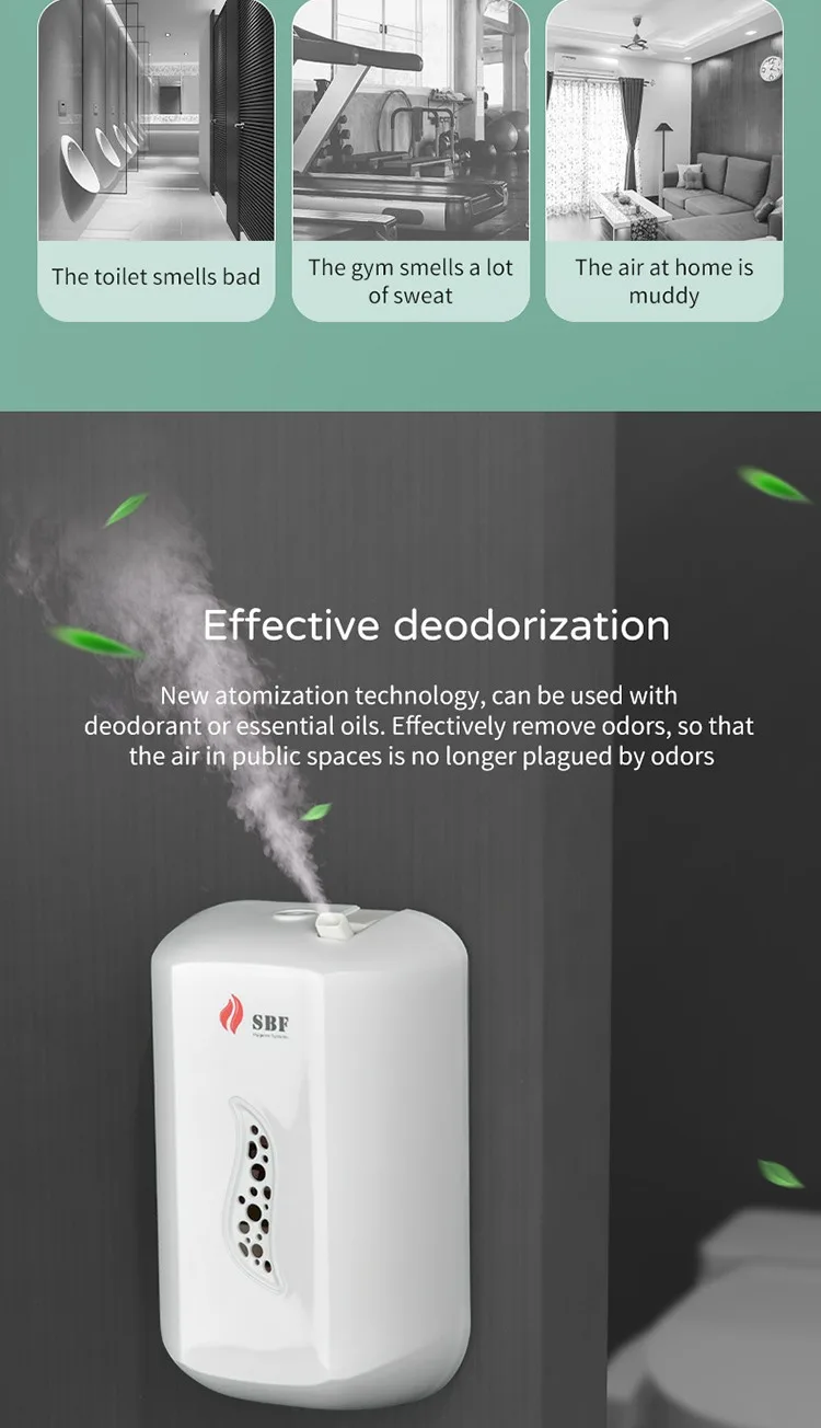 Wall Mounted Plastic Air Freshener Diffuser Perfume Dispenser Essential ...