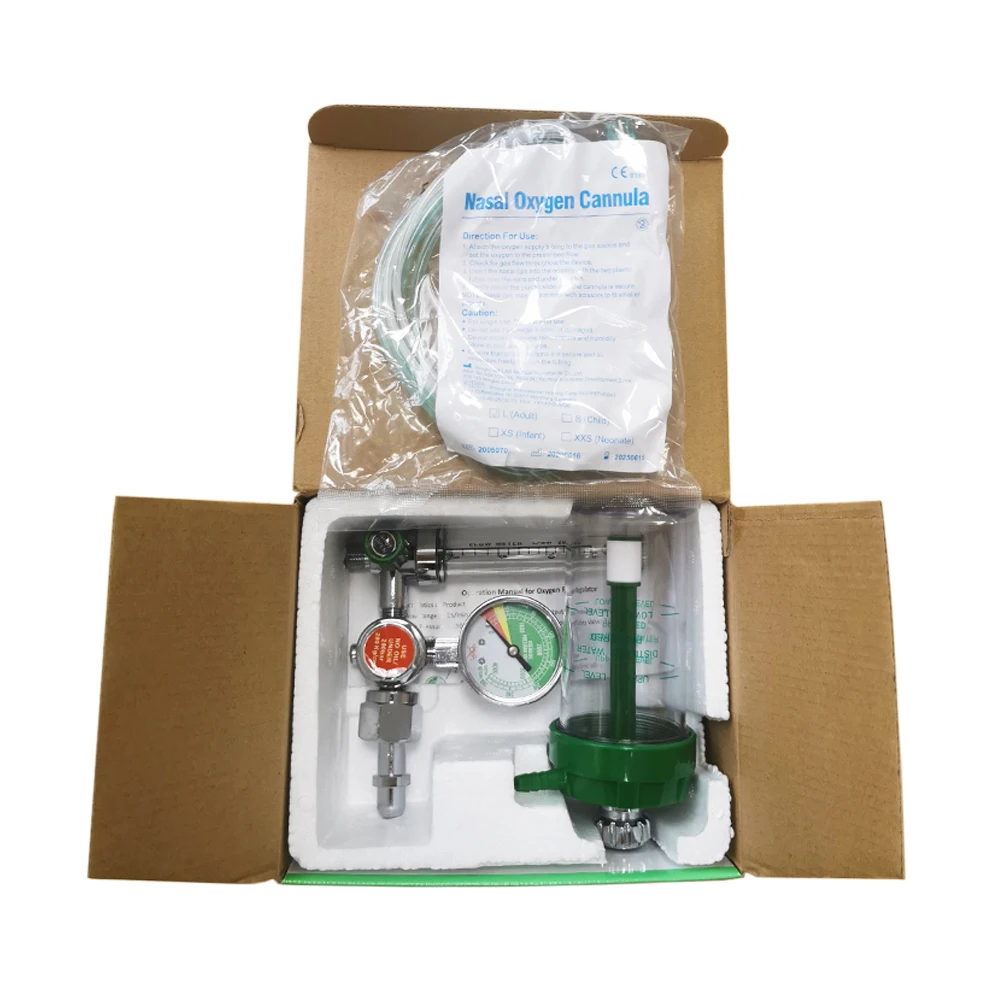 Gas Equipment Medical Oxygen Regulator Cga540 G5/8 Female 0-15 Lpm With ...