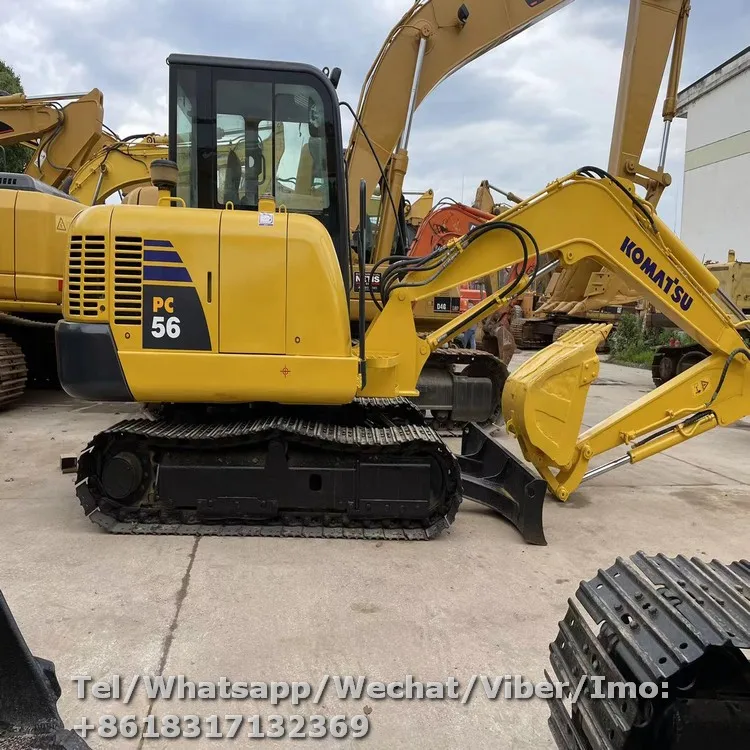 Used Mini Excavator/japan Made Komatsu Pc55mr Pc56 Pc56-7 Pc60 Pc70 5 Ton 6 Ton 7 Ton Crawler ...