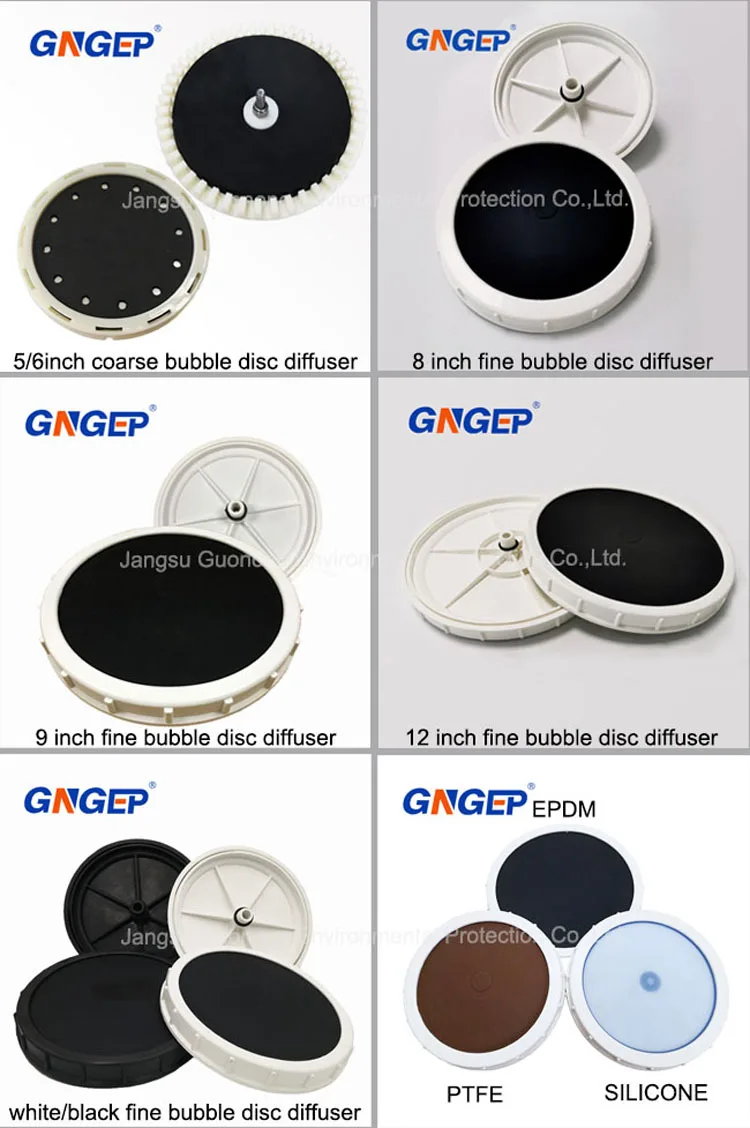 High Efficiency Membrane Diffusers for Aquatics & Wastewater