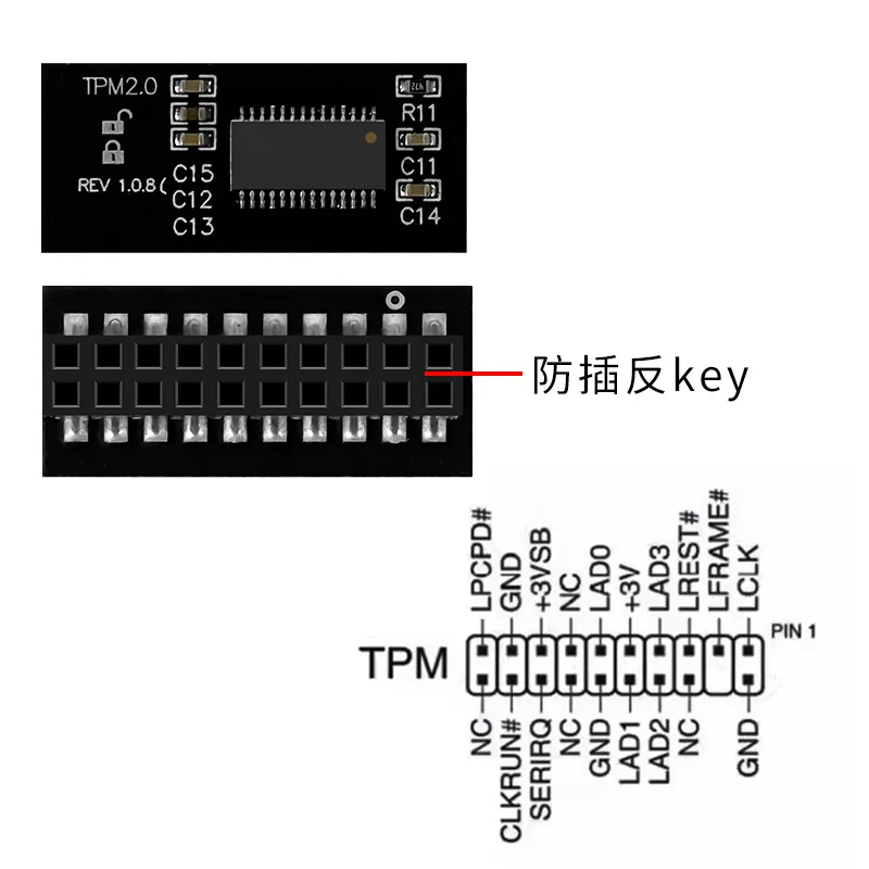TPM2.0 Module for WIN11 Upgrade Testing - 100% New Original