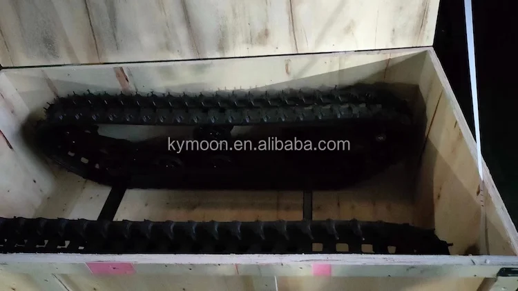Robot Rubber Tracked Small Machine Max Load 300kgs Tracked Robot ...