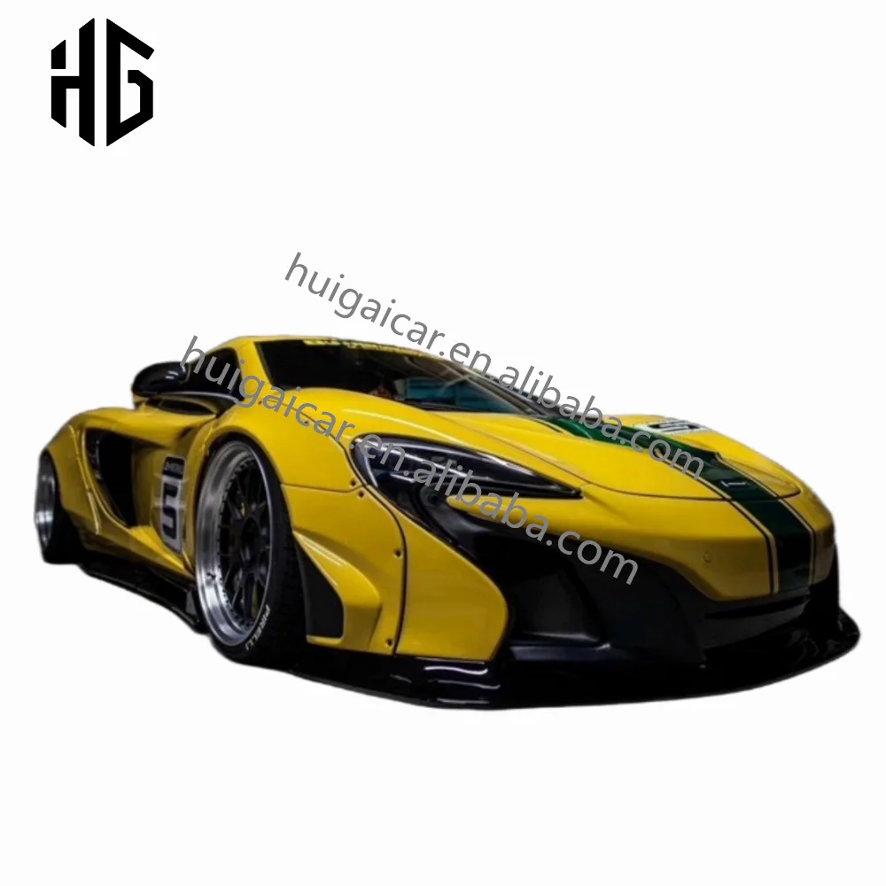 Lb Wide Car Fenders Body Kit For Mclaren Mp4 Auto Bumper Side Skirts ...