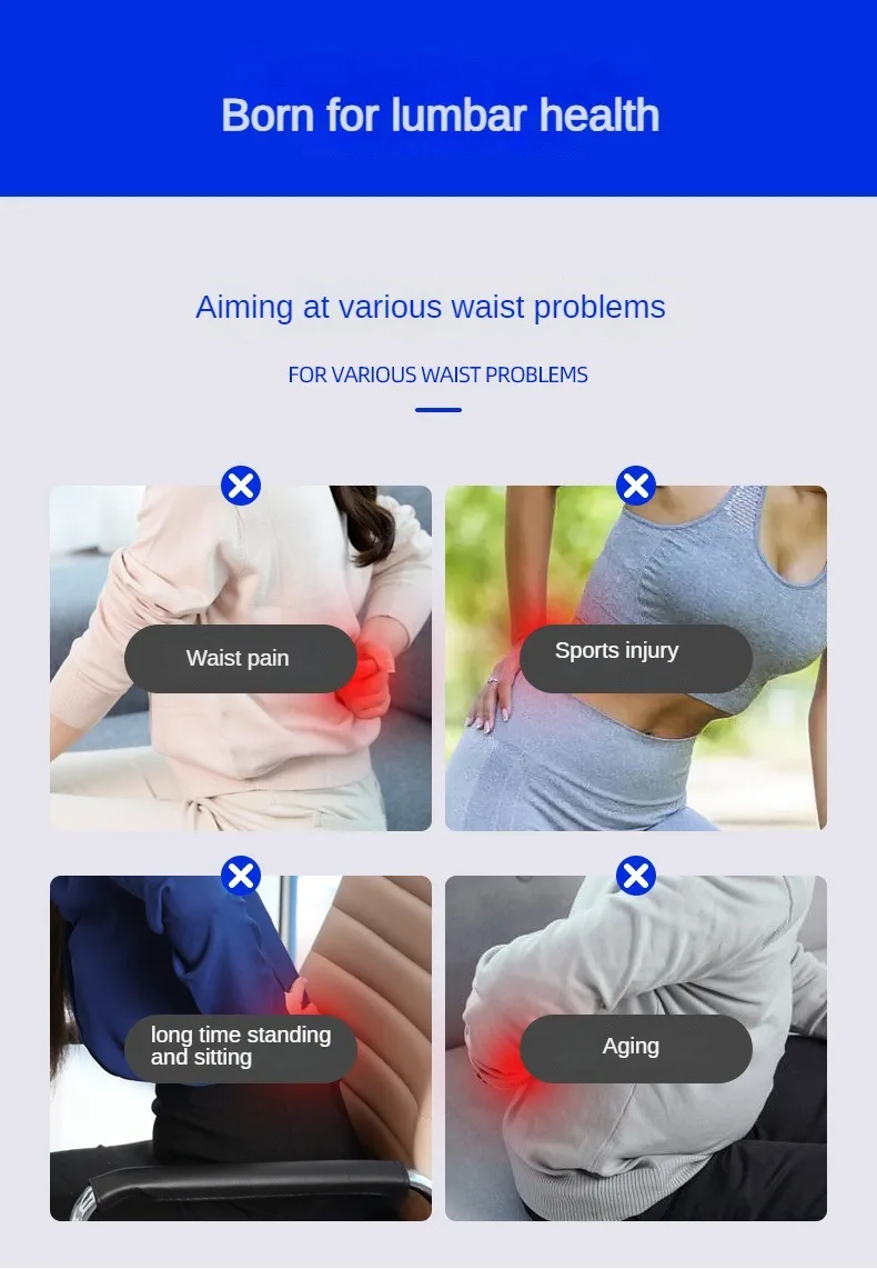 New Design Lower Back Brace Waist Support Belt Soft Breathable ...