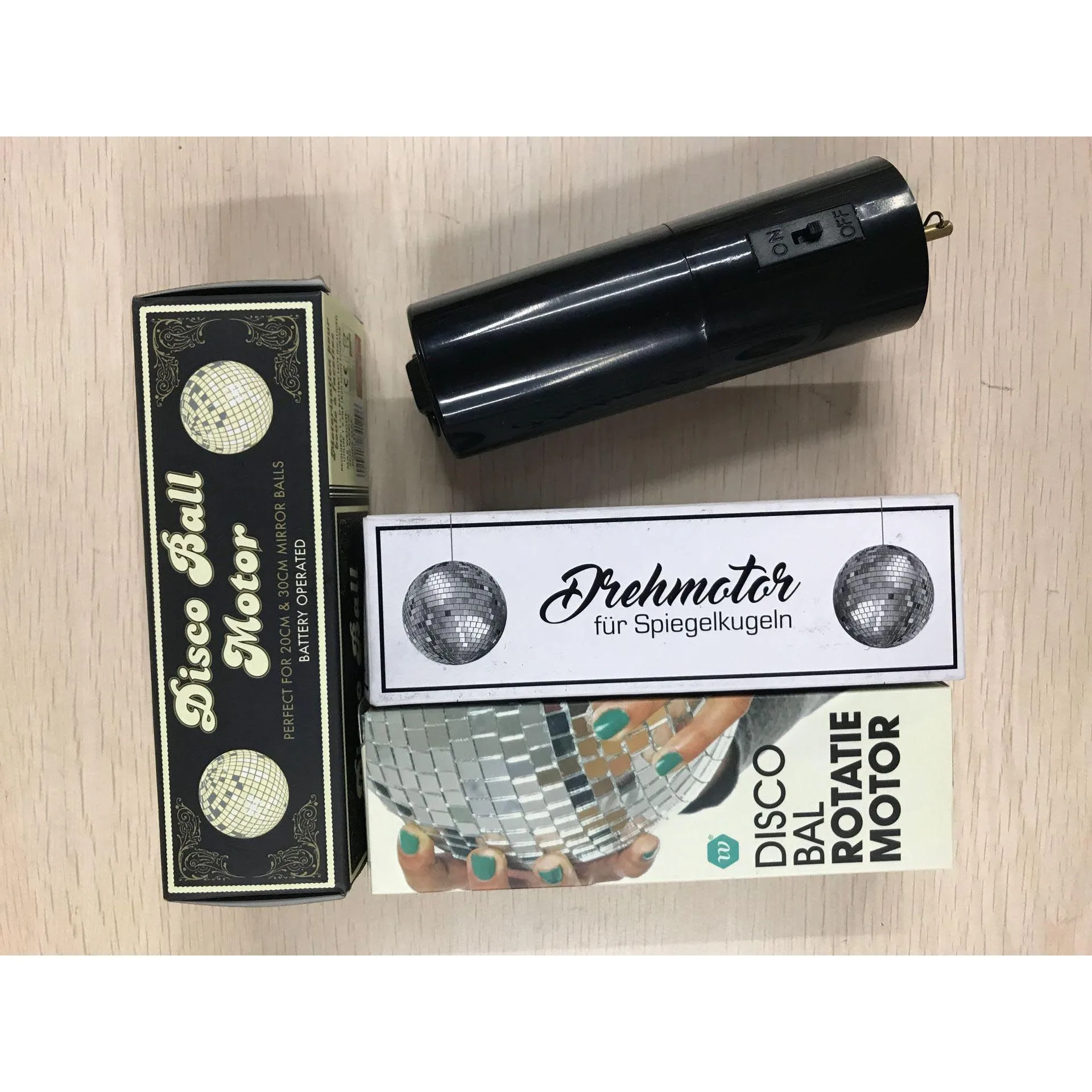 Hot Disco Ball Battery Wind Spinner Motor Small Rotating Battery ...