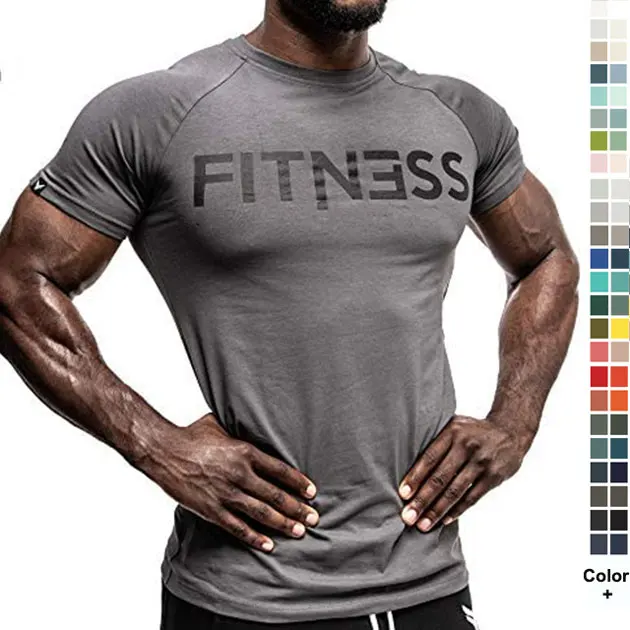 Muscle Men Workout Tank Tops Blank Summer Tee Tights Active Wear Gym ...