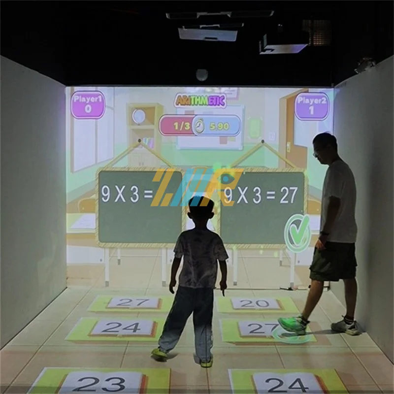 L-Shaped Physical Fitness Interactive Games for Indoor Playground ...